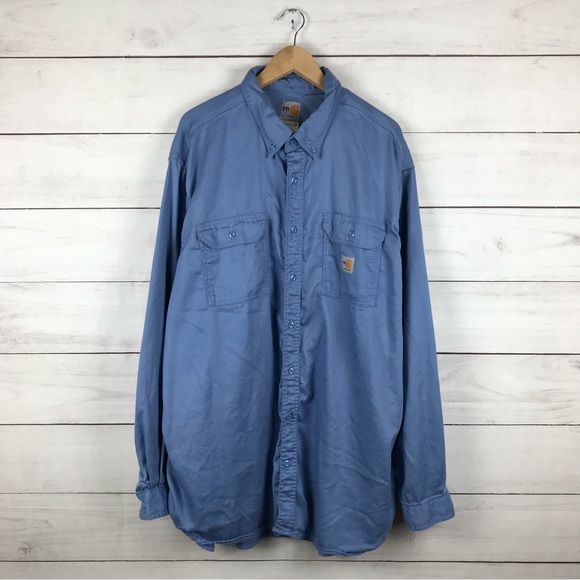 Carhartt | Shirts | Carhartt Fr 3xl Tall Button Shirt | Poshmark
